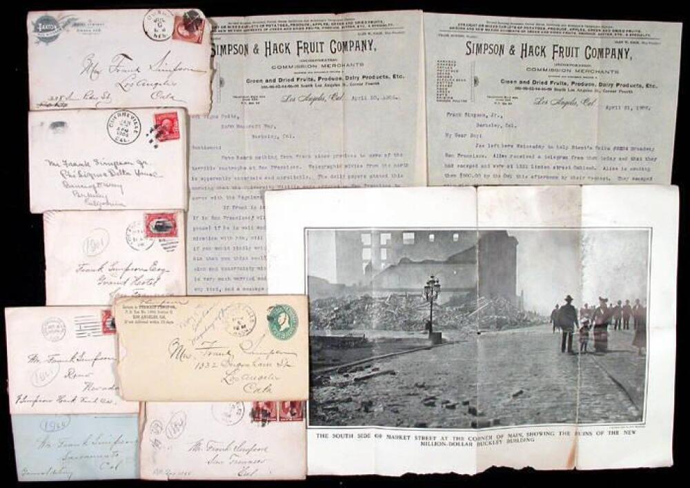 Achive of letters and correspondence between members of the Frank ...