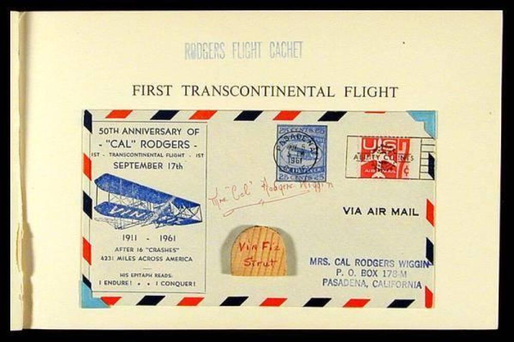First Transcontinental Flight.