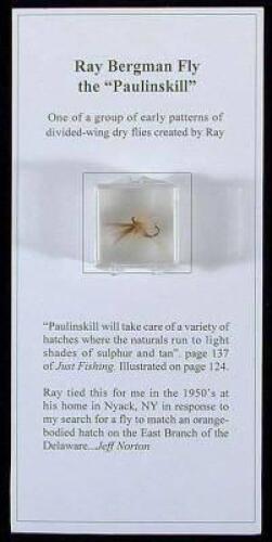 Original Ray Bergman Fly, the Paulinskill