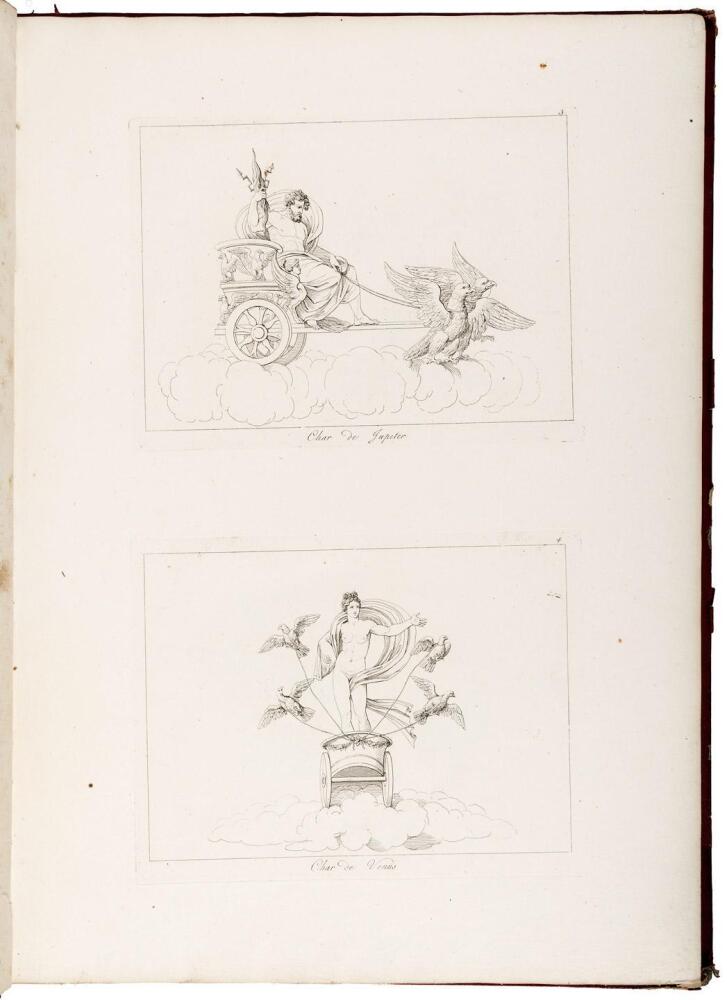 Peintures de la Sala Borgia, au Vatican, de l'invention de Raphael, et ...