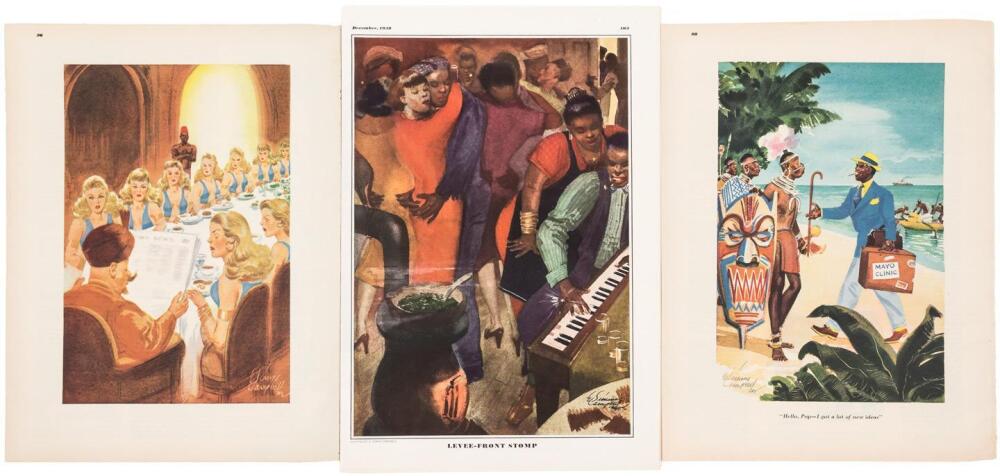 Collection of the magazine art of first nationally-prominent Black ...