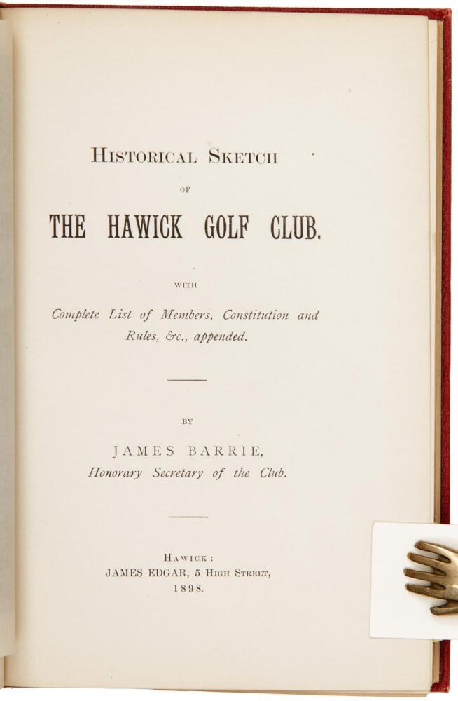 Historical Sketch of the Hawick Golf Club. With Complete List of ...