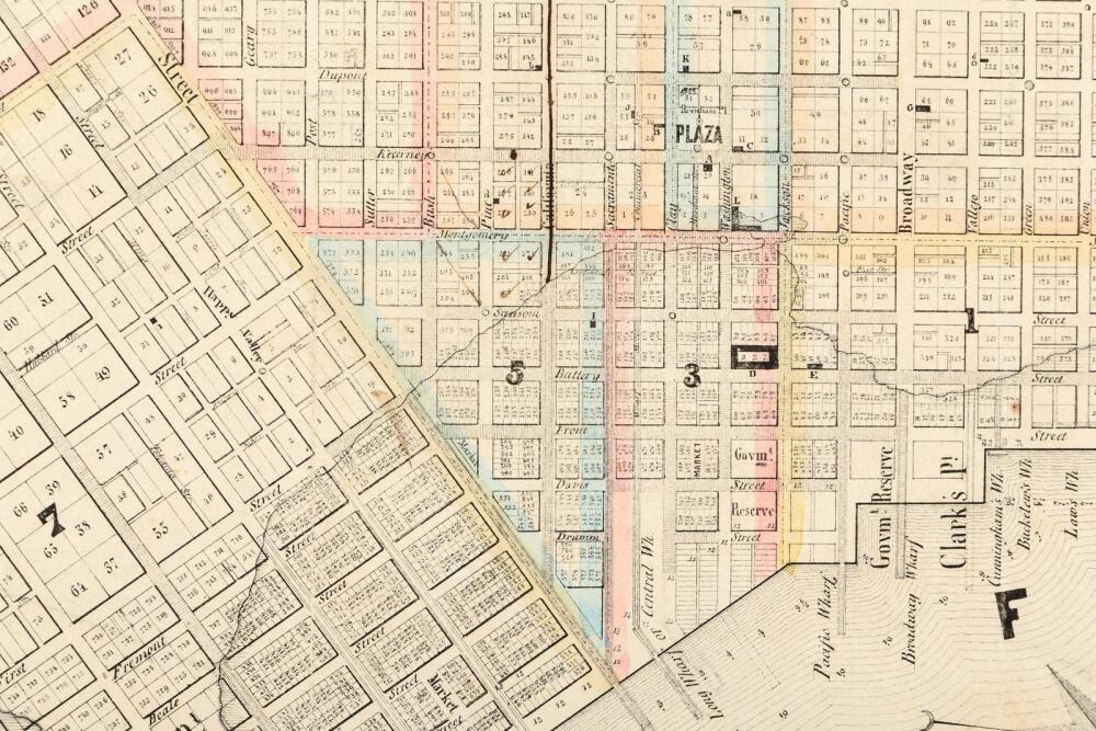 The only correct & fully complete Map of San Francisco. Compiled from ...
