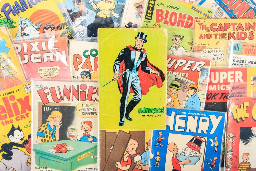 Sixty Comic Books featuring Classic Comic-Strips