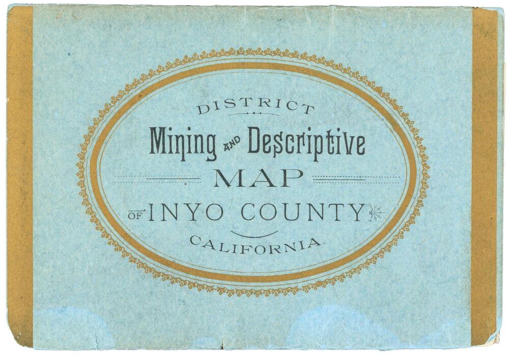 Mining Map of Inyo County