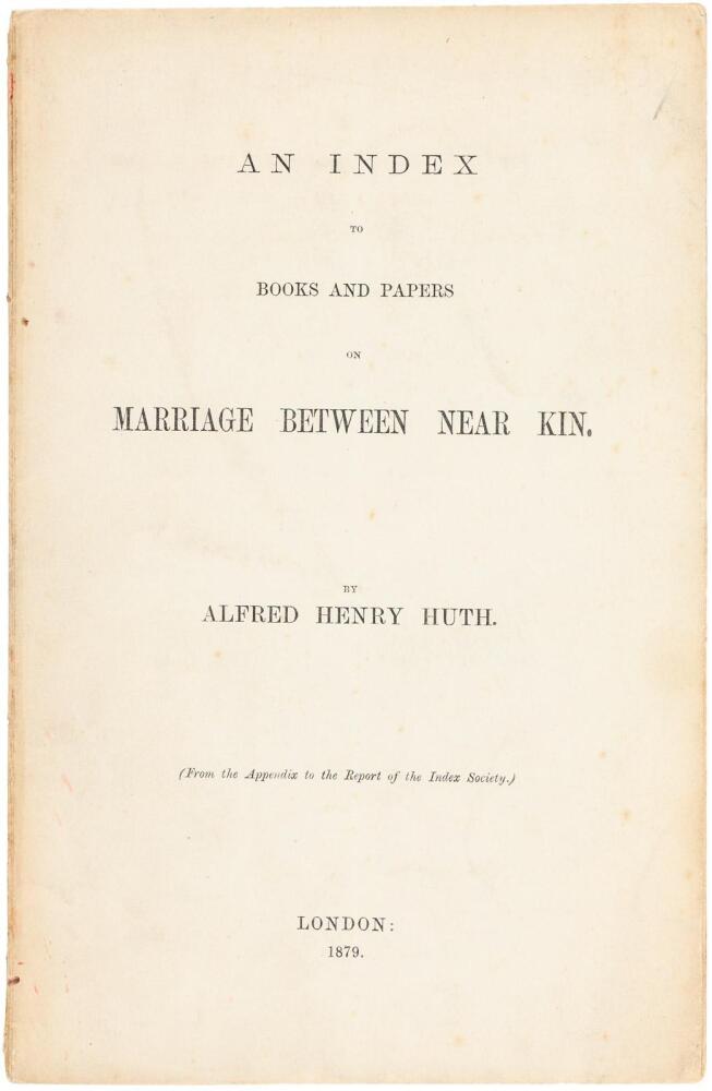 Laws of Reproduction, Considered with Reference to Intermarriage of ...