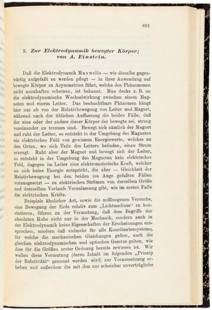Three major papers by Albert Einstein, on Relativity, Quantum, and ...