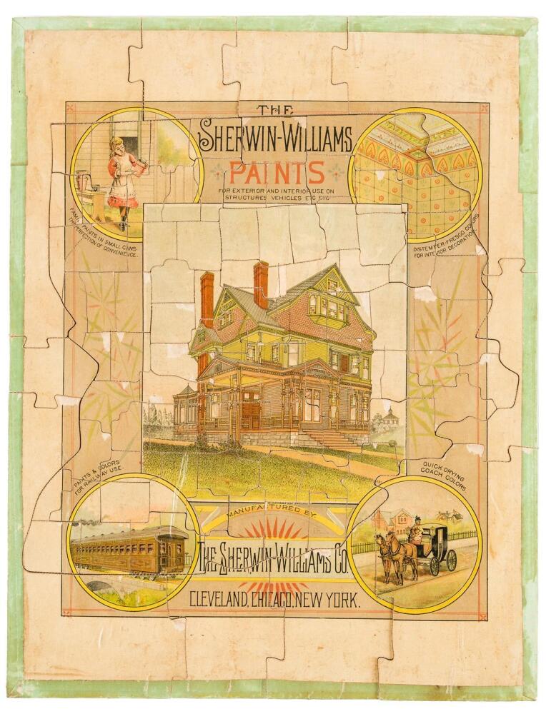 Clemens Silent Teacher. Dissected Map of the United States ...