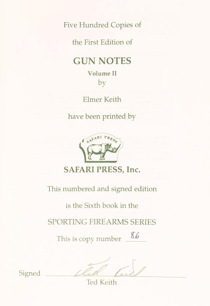 Gun Notes, Volumes I and II