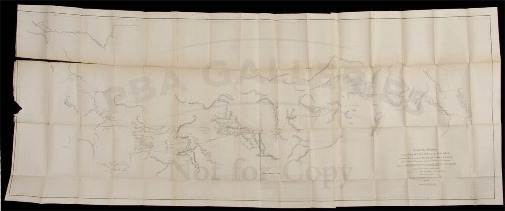 Route of a Survey from the Pimas Villages on the Rio Gila to Mesilla on ...