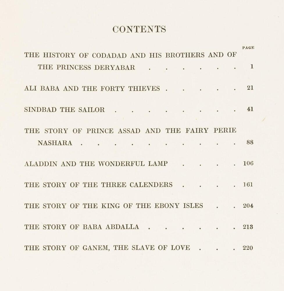 The Arabian Nights. Tales from the Thousand and One Nights