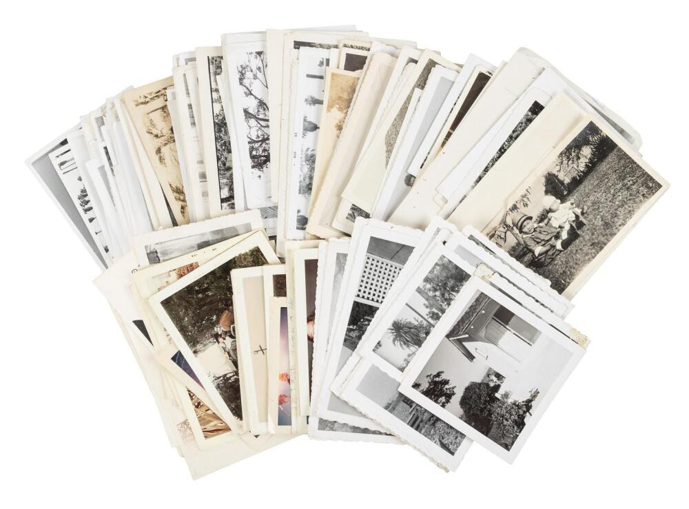 Collection of 190 snapshot photographs of an extended Japanese-American ...