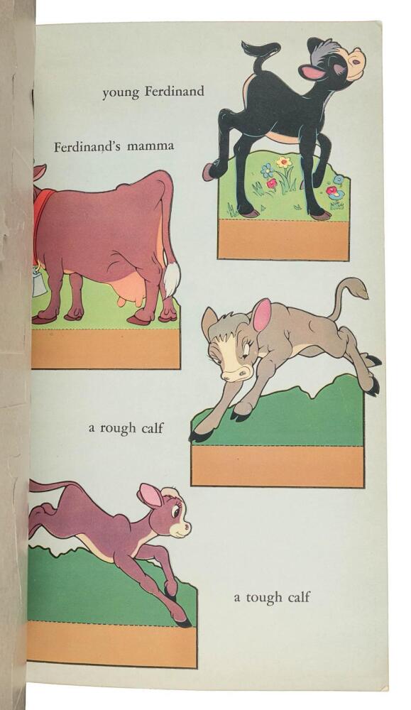 Ferdinand the Bull Cut-outs from the Walt Disney Production