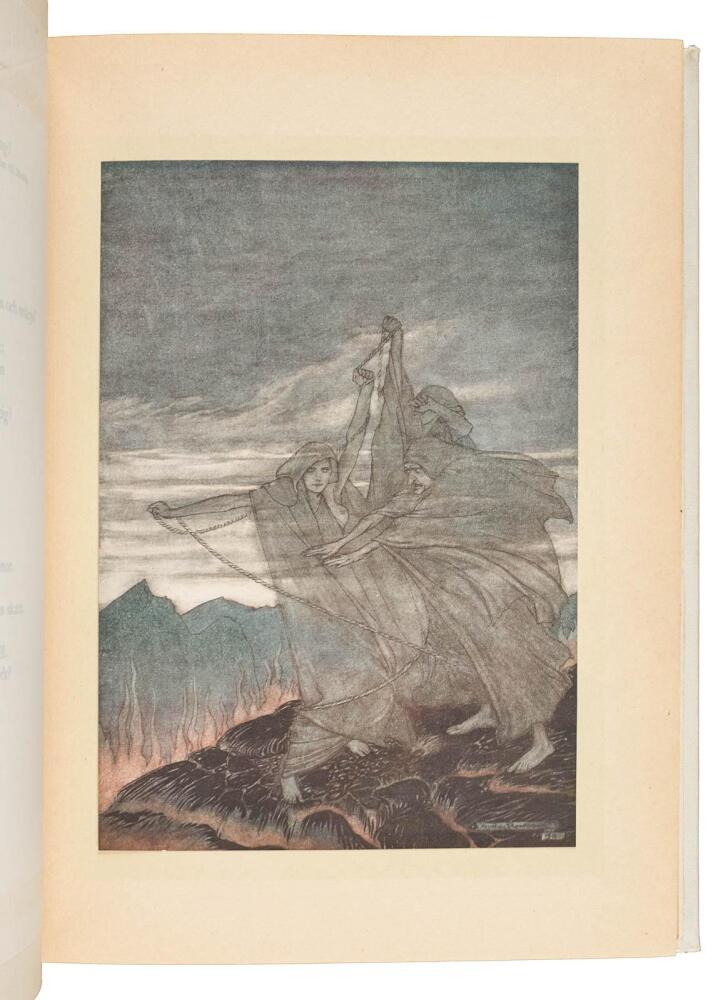 Swedish edition of Wagner's Ring Cycle illustrated by Arthur Rackham