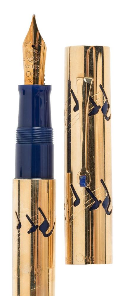 OMAS: UNICEF Signs for Children 18K Gold Limited Edition Fountain Pen ...