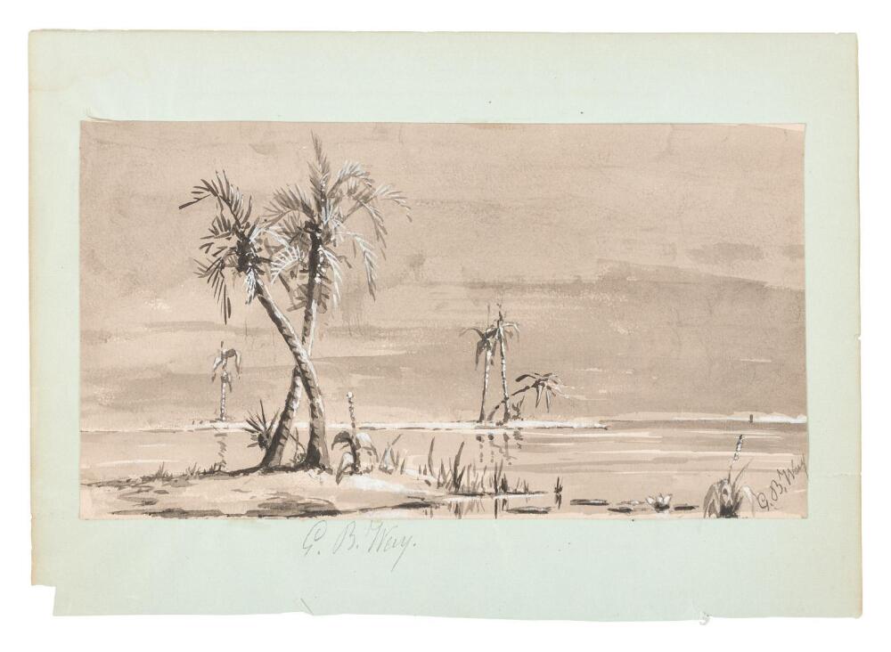 Three original Watercolor Sepia Drawings by Baltimore Artist and ...