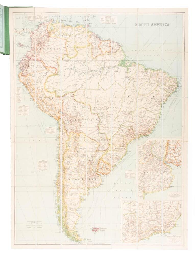 Philips' Authentic Imperial Maps for Tourists and Travellers: South America