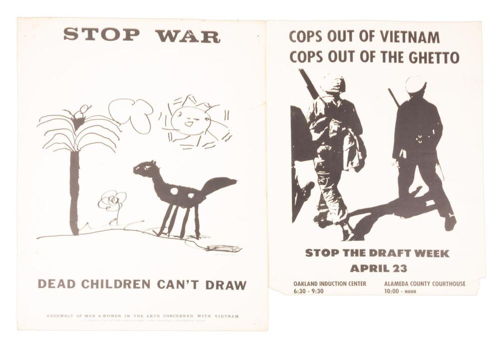 Four Vietnam era anti-war posters