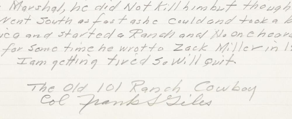 Letter from Frank S. Giles to Irvin A. Maurer