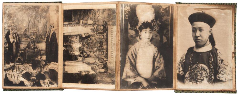 Photograph album depicting Puyi and last days of the Qing Empire