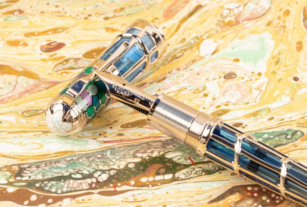 Antoni Gaudi 18K Gold Limited Edition Skeleton Fountain Pen