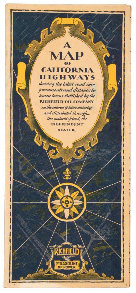 A Map of California Highways: Showing the Latest Road Improvements and ...