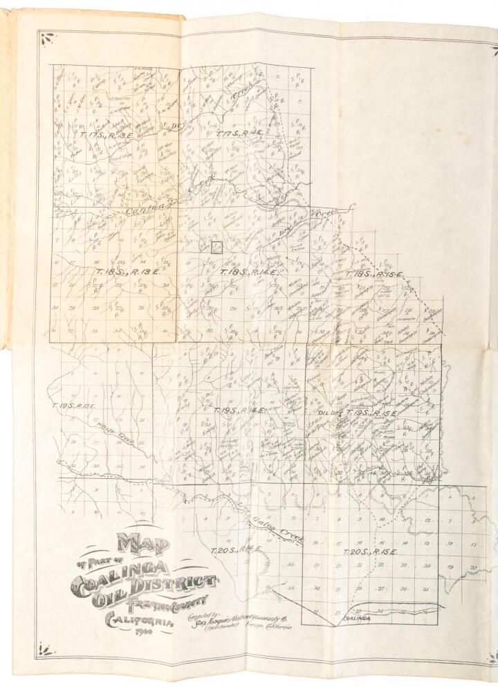 Ownership Maps of Coalinga, Silver Creek, Little Panoche, McKittrick ...