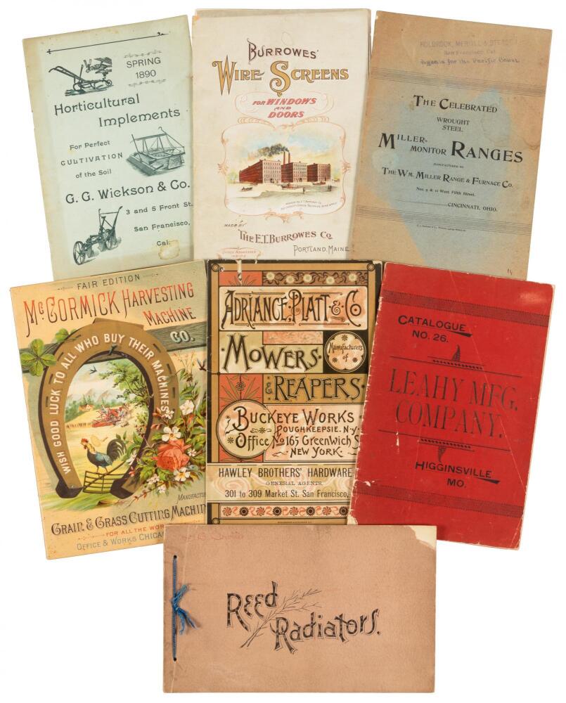 Collection of 28 American trade catalogs