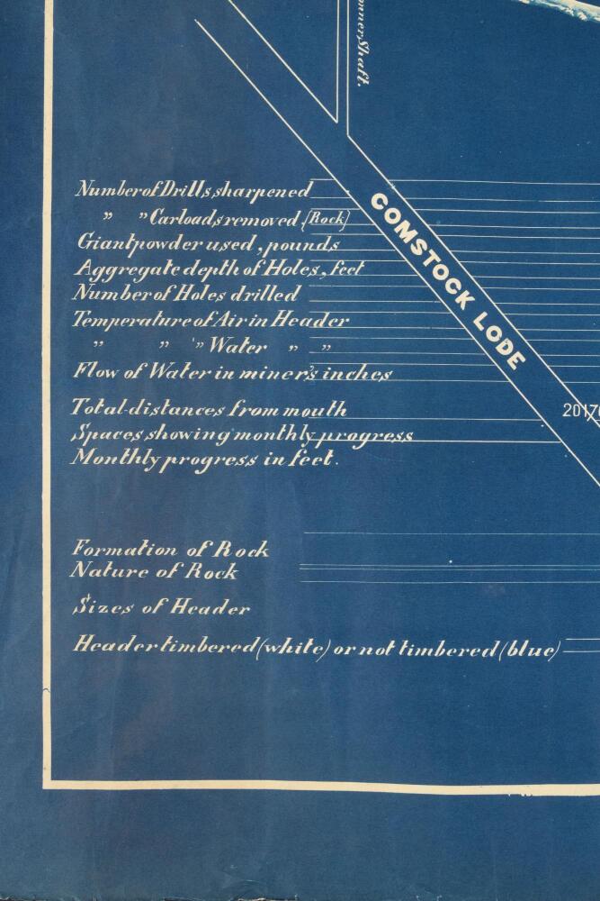 Profile Map of the Sutro Tunnel. Carefully compiled from official ...