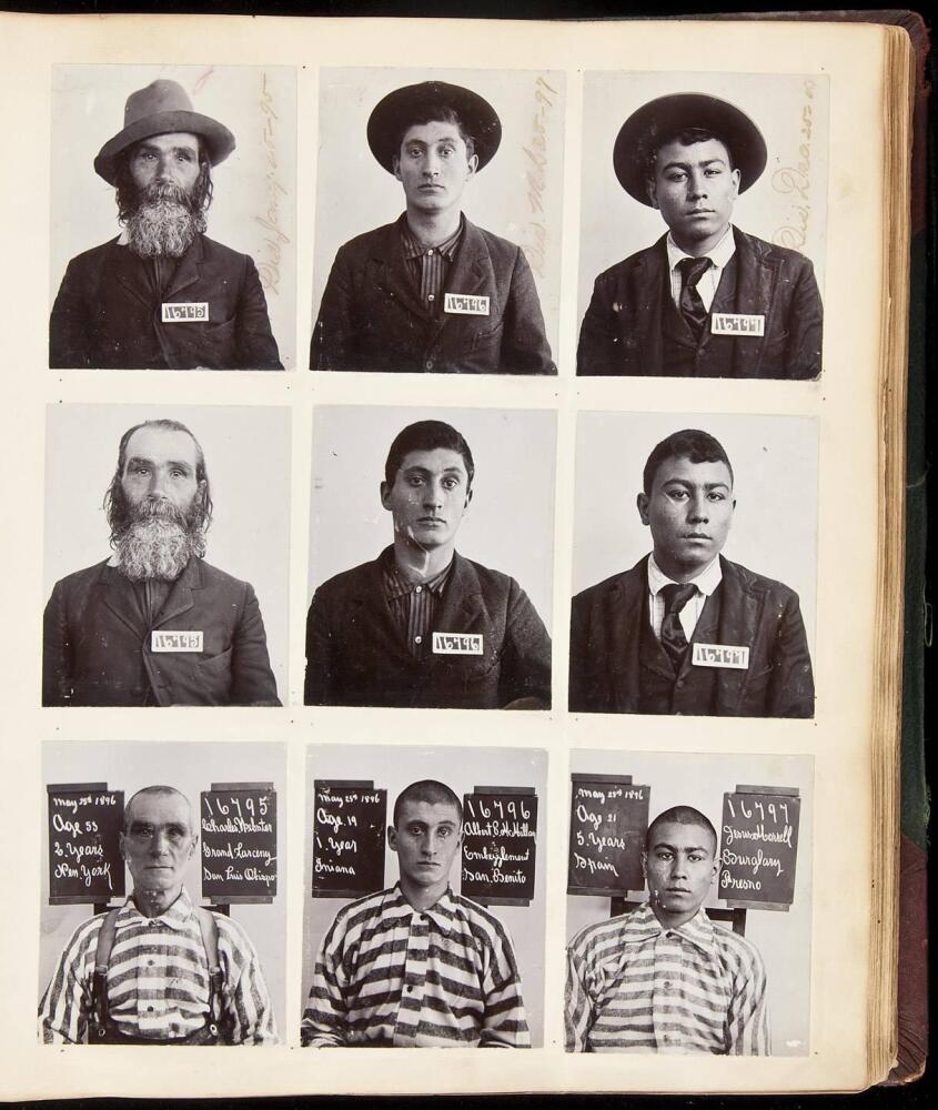 WITHDRAWN Mug Book of prisoners arrested and sentenced to serve in the ...