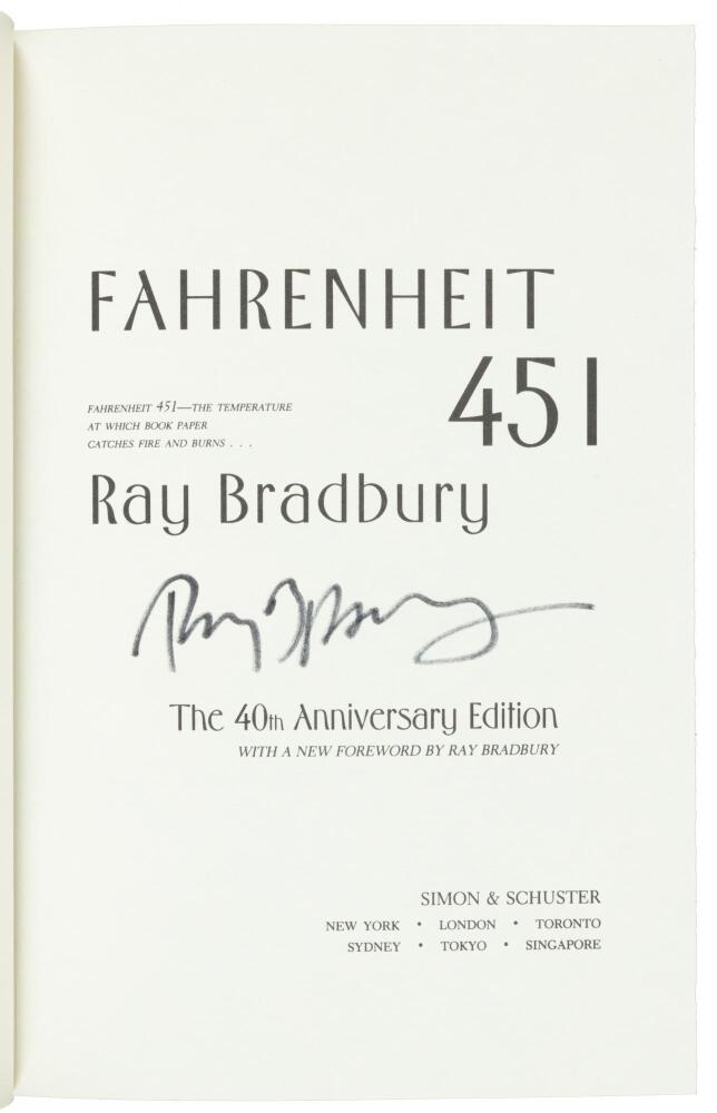 Fahrenheit 451: 40th Anniversary Edition