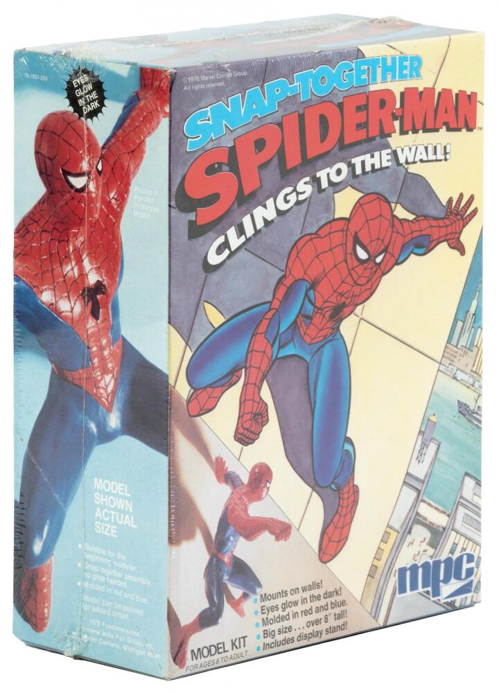 SPIDER-MAN Snap-Together Model Kit, 1978 * Sealed