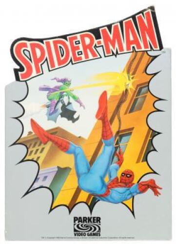 Parker Brothers SPIDER-MAN Atari System Video Game Store Counter Display