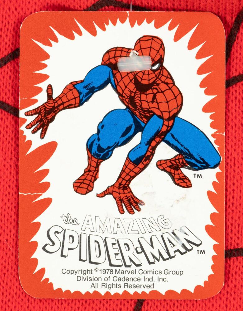 Unused 1978 SPIDER-MAN Ski Mask * Tag Still Attached