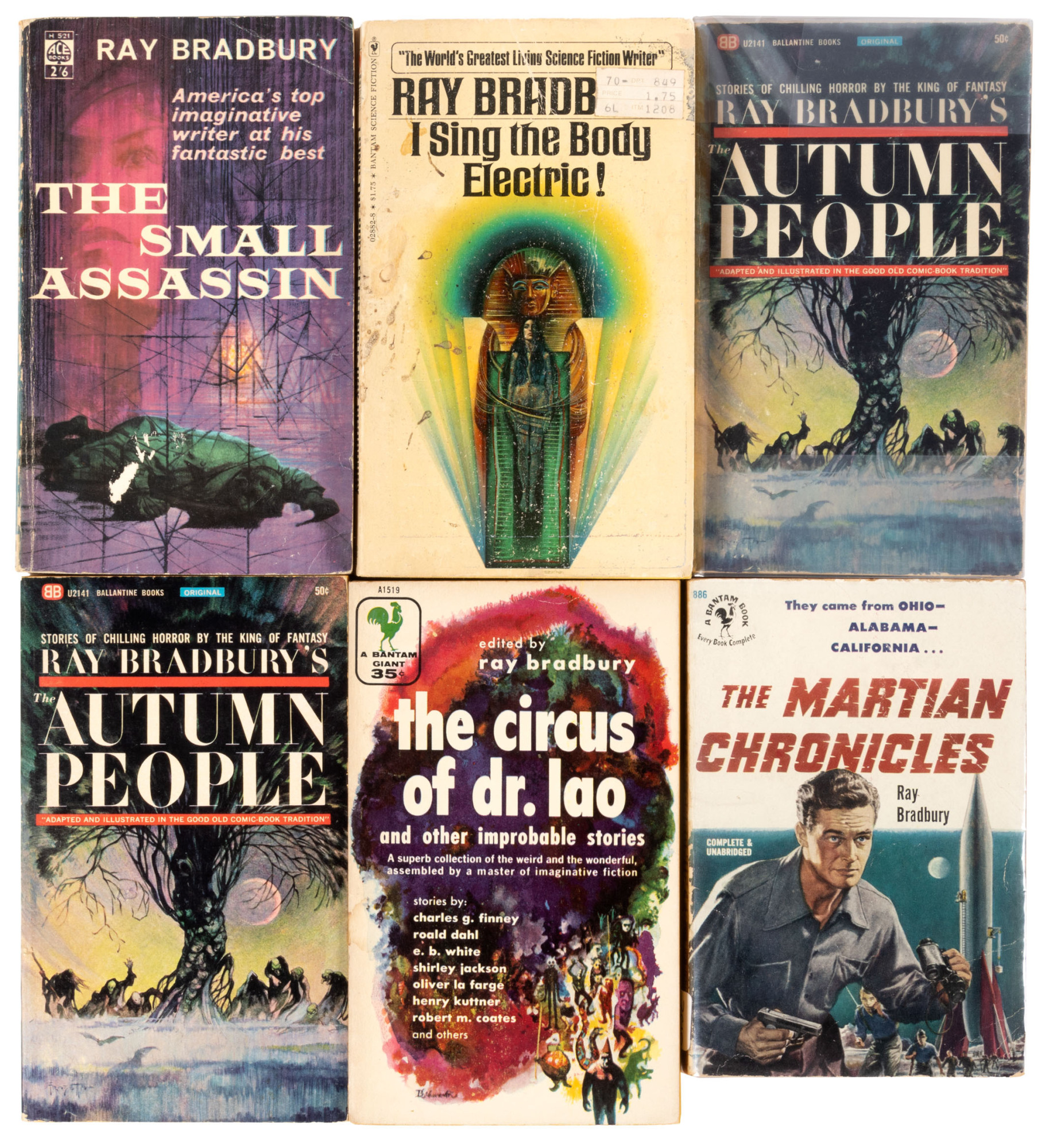 Collection of 47 Ray Bradbury broadsides, books, comics, graphic novels ...