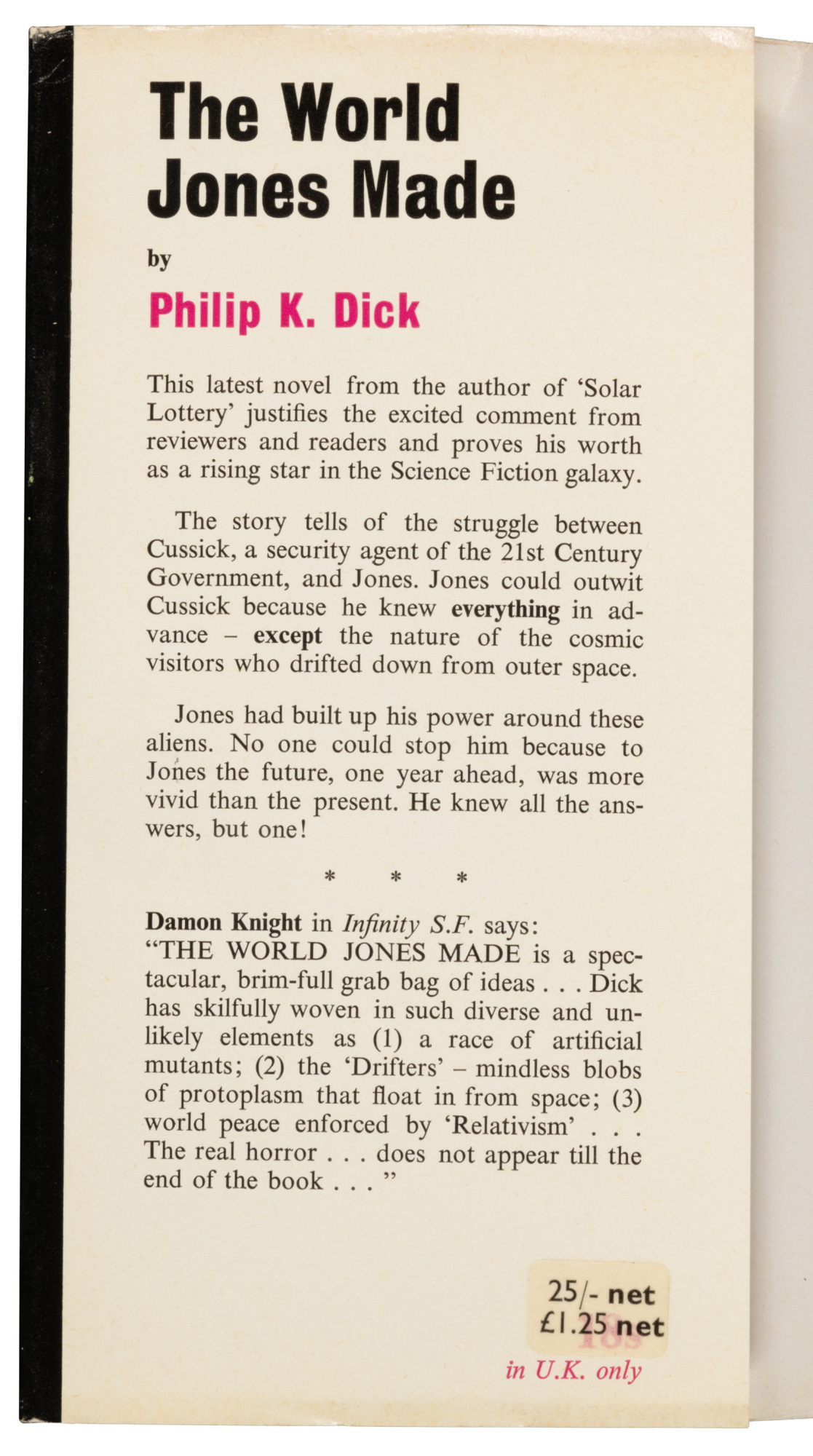 The World Jones Made