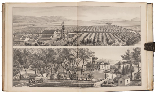 Official and Historical Atlas Map of Alameda County, California