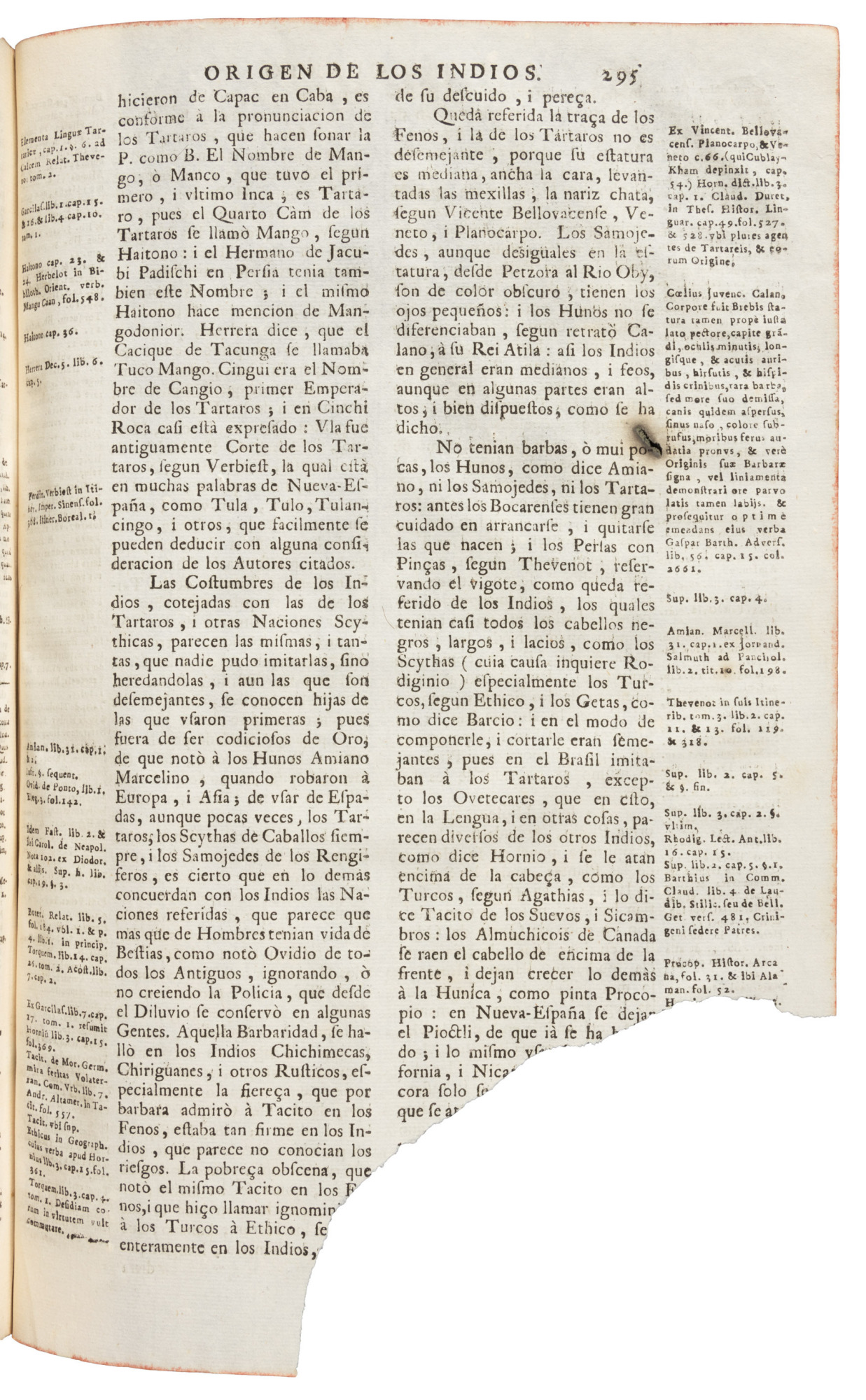 Origen de los Indios de el nuevo mundo e Indias Occidentales...