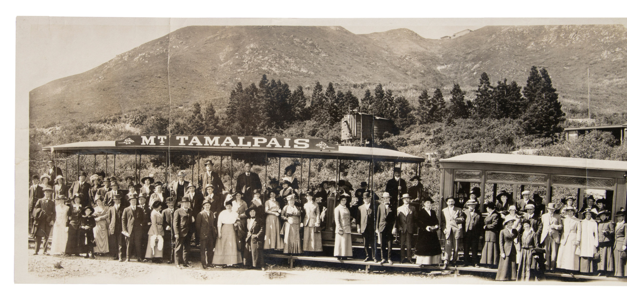 Original panoramic photograph of the Mt. Tamalpais & Muir Woods ...