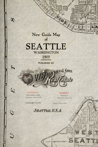 New Guide Map of Seattle, Washington