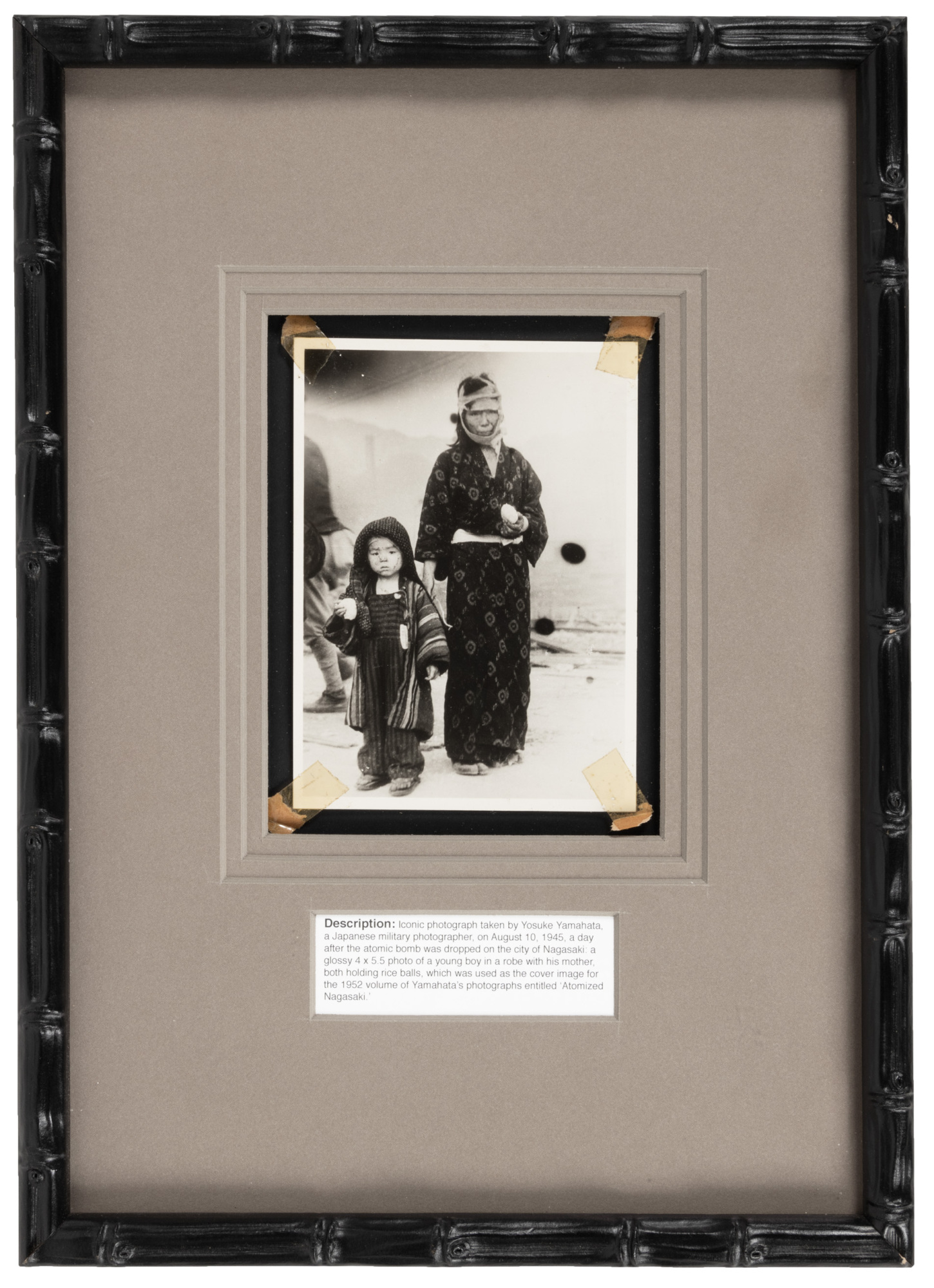 Archive of 13 original photographs taken by Yosuke Yamahata of Nagasaki ...