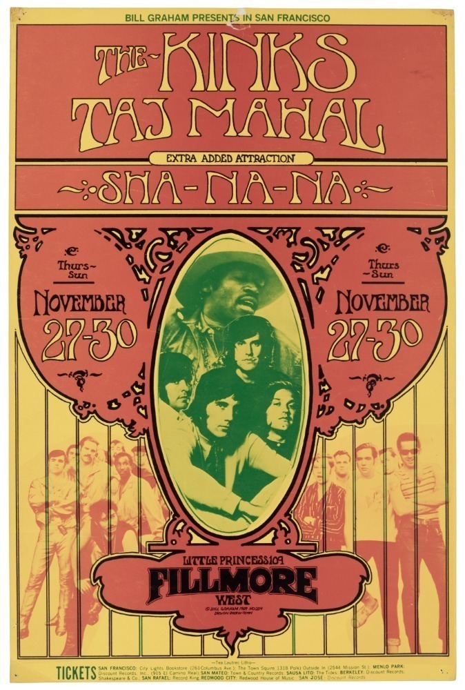 Bill Graham Presents in San Francisco: The Kinks / Taj Mahal / Sha-Na ...