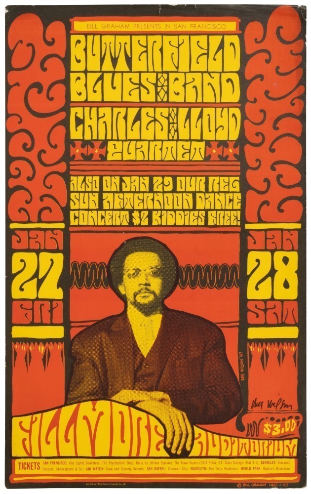 Seven Bill Graham Fillmore posters