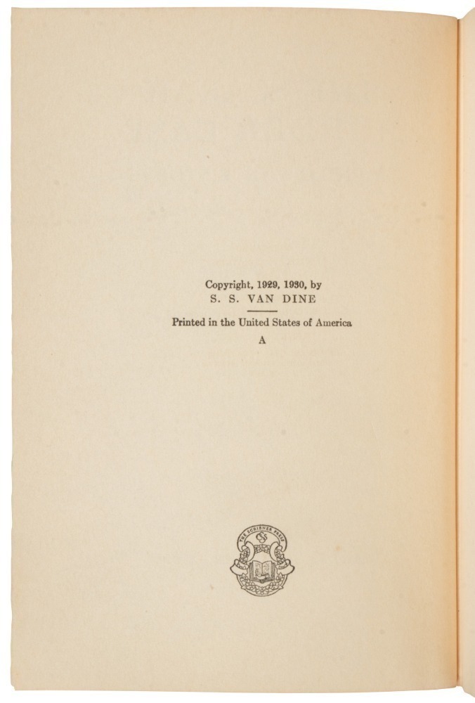 Five Philo Vance mysteries