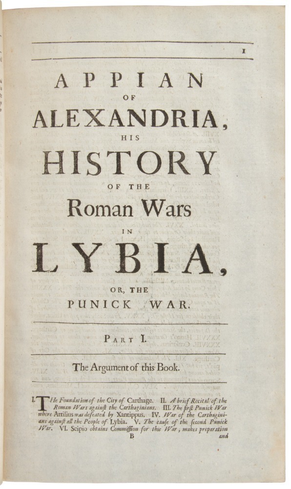The History of Appian of Alexandria, in Two Parts