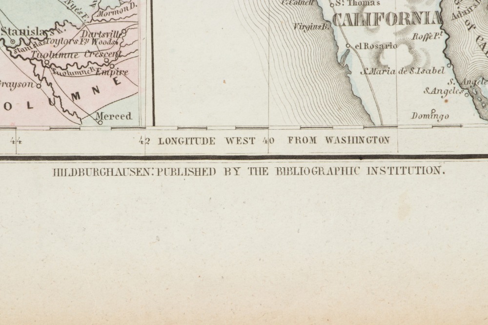 A New Map of the State of California, the Territories of Oregon & Utah ...