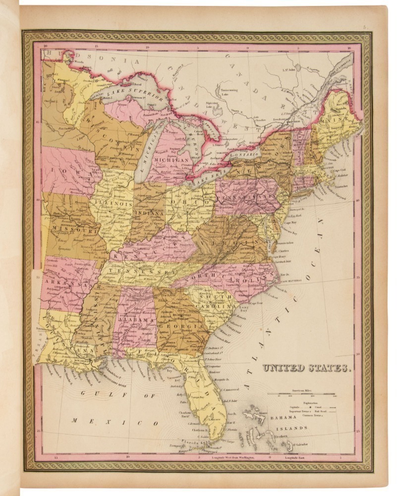 A New Universal Atlas Containing Maps of the various Empires, Kingdoms ...