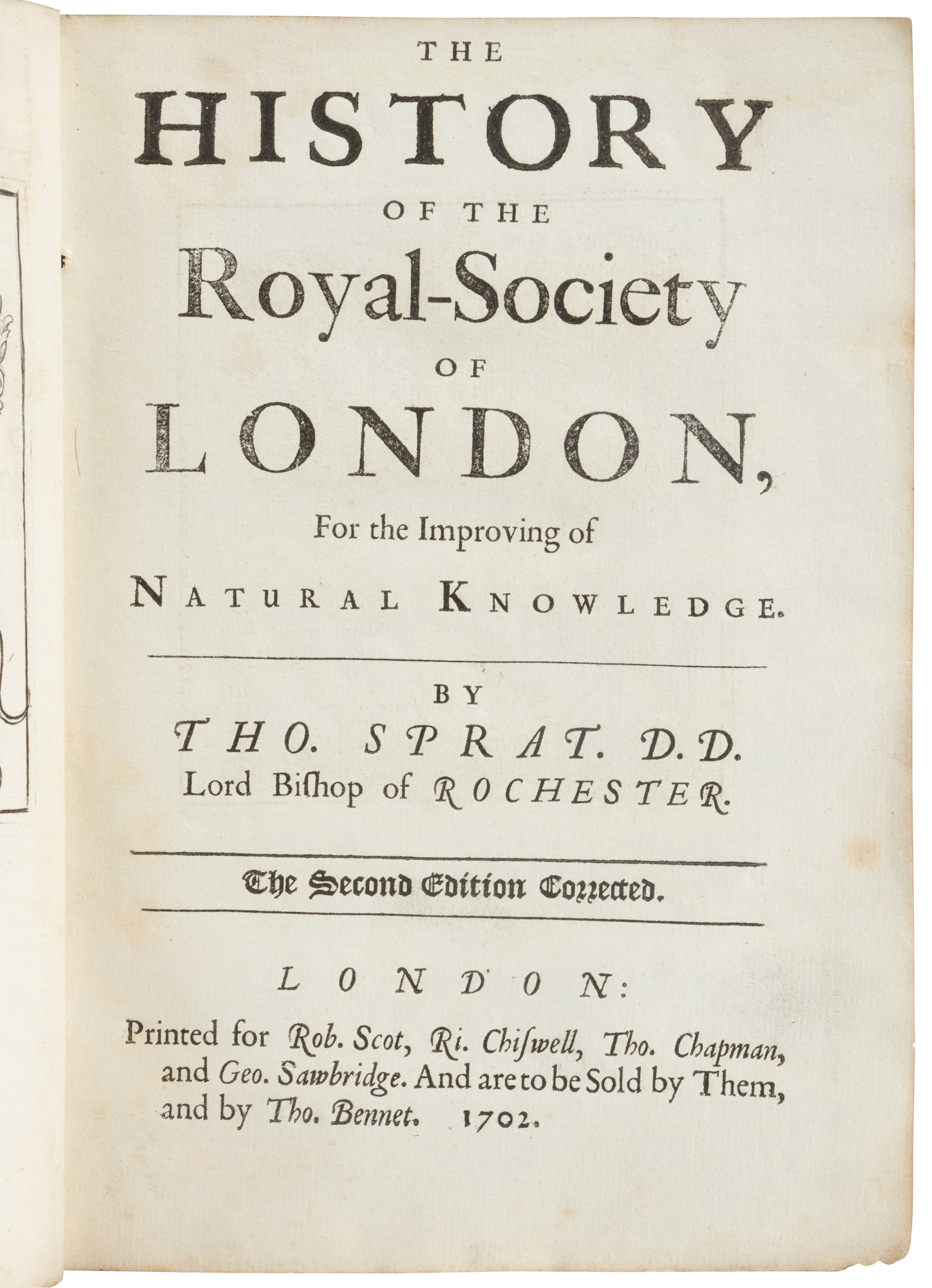 The History of the Royal Society of London, for the Improving of ...