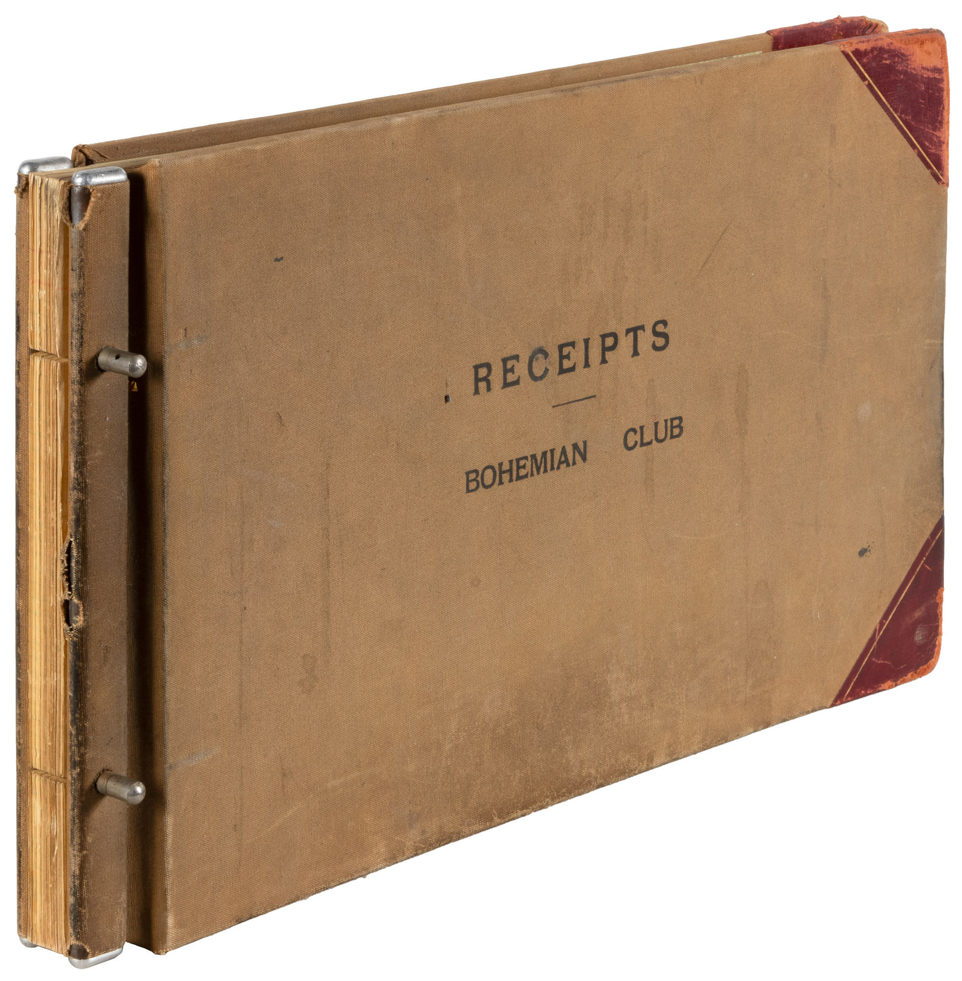 Bohemian Club register and receipt book 1930-39