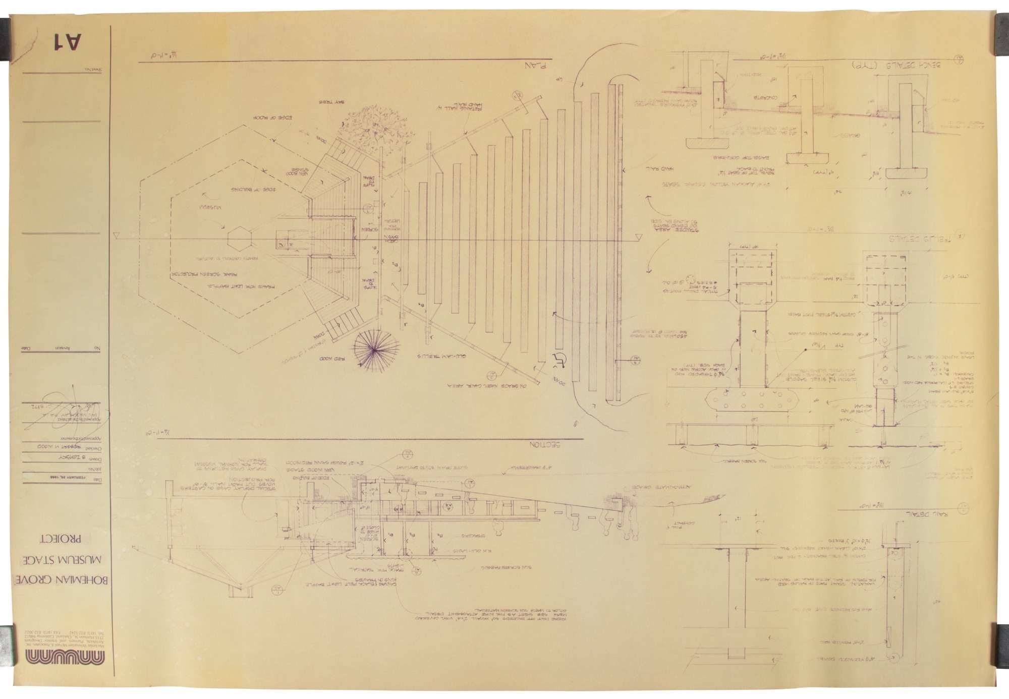 Collection of maps of the Bohemian Grove